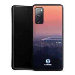 DeinDesign Galaxy S20 FE Handy Premium Silikon H&uuml;lle Handyh&uuml;lle schwarz Case Official Licensed Product Stadium Fc Schalke 04 Silikon Premium Case