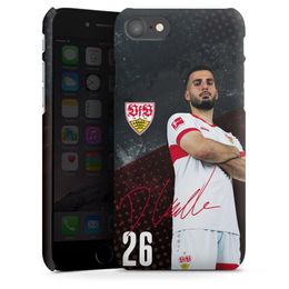 DeinDesign iPhone SE (2020) Handy Premium Case Smartphone Handyh&uuml;lle Schutzh&uuml;lle matt Vfb Stuttgart Deniz Undav Official Licensed Product Premium Case