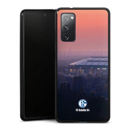 DeinDesign Galaxy S20 FE 5G Handy Silikon H&uuml;lle Case schwarz Handyh&uuml;lle Official Licensed Product Stadium Fc Schalke 04