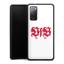 DeinDesign Galaxy S20 FE Handy Silikon H&uuml;lle Case schwarz Handyh&uuml;lle Vfb Stuttgart Lettering Official Licensed Product