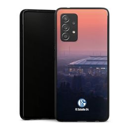 DeinDesign Galaxy A52s 5G Handy Silikon H&uuml;lle Case schwarz Handyh&uuml;lle Official Licensed Product Fc Schalke 04 Stadium