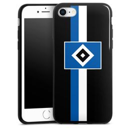 DeinDesign iPhone SE (2022) Handy Slim Case extra d&uuml;nn Silikon Handyh&uuml;lle schwarz H&uuml;lle Hamburger Sv Transparent Hsv Silikon Slim Case