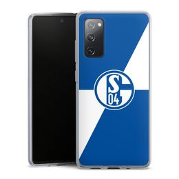 DeinDesign Galaxy S20 FE 5G Handy Silikon H&uuml;lle Case transparent Handyh&uuml;lle Official Licensed Product Fc Schalke 04 Bundesliga Silikon Case
