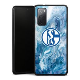 DeinDesign Galaxy S20 FE 5G Handy Silikon H&uuml;lle Case schwarz Handyh&uuml;lle Fc Schalke 04 Logo Merchandise