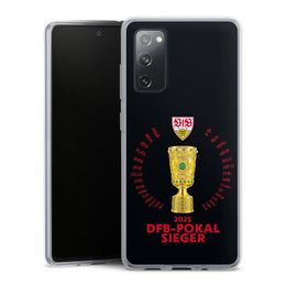 DeinDesign Galaxy S20 FE 5G Handy Silikon H&uuml;lle Case transparent Handyh&uuml;lle Vfb Stuttgart Trophy Official Licensed Product Silikon Case