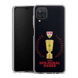 DeinDesign Galaxy A12 Handy Silikon H&uuml;lle Case transparent Handyh&uuml;lle Vfb Stuttgart Trophy Official Licensed Product Silikon Case