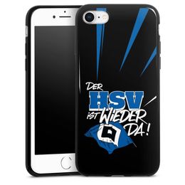 DeinDesign iPhone SE (2020) Handy Slim Case extra d&uuml;nn Silikon Handyh&uuml;lle schwarz H&uuml;lle Hamburger Sv Ascent Hsv Silikon Slim Case