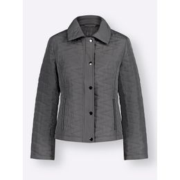 WITT Damen Steppjacke mit Umlegekragen, anthrazit, Gr&ouml;&szlig;e 38