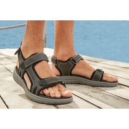 AUTHENTIC LE JOGGER Herren Trekkingsandale, schwarz, Gr&ouml;&szlig;e 44