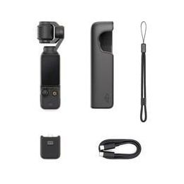 DJI Osmo Pocket 3, Videokamera dunkelgrau, mechanische 3-Achsen-Stabilisierung