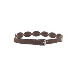 Pull&Bear Pull&Bear Gürtel Damen Größe 85 dunkelbraun