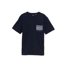 Tom Tailor T-Shirt Herren Gr&ouml;&szlig;e M pastellblau / dunkelblau / feuerrot / wei&szlig;
