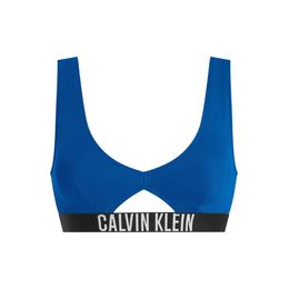 Calvin Klein Swimwear Bikini Top female Blue size XS