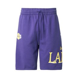 New Era Shorts 'NBA TEAM LOSLAK' Herren Gr&ouml;&szlig;e 35/36 gelb / lila / wei&szlig;