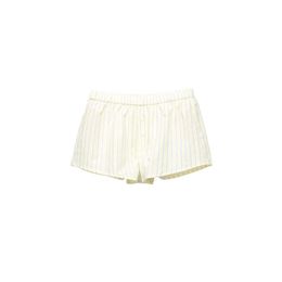 Pull&Bear Pull&Bear Shorts Damen Größe 34 blau / pastellgelb