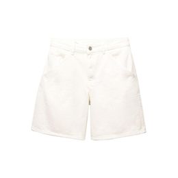 Pull&Bear Pull&Bear Shorts 'PACIFIC SARDINAS' Damen Größe 29 white denim