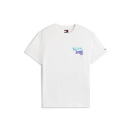 Tommy Jeans T-Shirt Herren Gr&ouml;&szlig;e XXXL azur / hellgr&uuml;n / lila / wei&szlig;