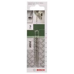 Bosch Accessories 2609255038 HSS Metall-Spiralbohrer 3 mm Gesamtl&auml;nge 61 mm geschliffen DIN 338 Zylinderschaft 2 St.