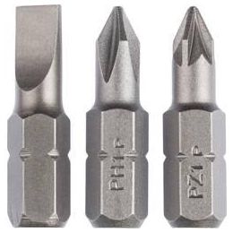 Bosch Accessories 2609255974 Bit-Set 3teilig Schlitz, Kreuzschlitz Phillips, Kreuzschlitz Pozidriv