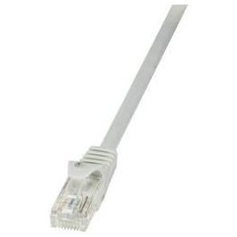 LogiLink CP2092U RJ45 Netzwerkkabel, Patchkabel CAT 6 U/UTP 10.00 m Grau mit Rastnasenschutz 1 St.