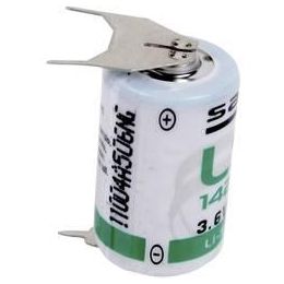 Saft LS 14250 3PF Spezial-Batterie 1/2 AA U-L&ouml;tpins Lithium 3.6 V 1200 mAh 1 St.