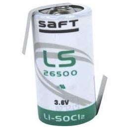 Saft LS 26500 HBG Spezial-Batterie Baby (C) Z-L&ouml;tfahne Lithium 3.6 V 7700 mAh 1 St.