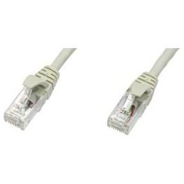 Teleg&auml;rtner 100008184 RJ45 Netzwerkkabel, Patchkabel CAT 5e U/UTP 0.50 m Grau Flammwidrig 1 St.