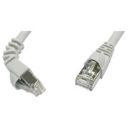 Teleg&auml;rtner 100008669 RJ45 Netzwerkkabel, Patchkabel CAT 6a S/FTP 5.00 m Grau Flammwidrig, mit Rastnasenschutz 1 St.