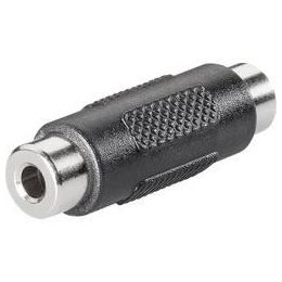 BKL Electronic 1102046 1102046 Klinke Audio Adapter [1x Klinkenbuchse 3.5 mm - 1x Klinkenbuchse 3.5 mm] Schwarz