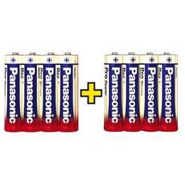 Panasonic Pro Power 4+4 Mignon (AA)-Batterie Alkali-Mangan 1.5 V 8 St.