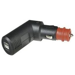 ProCar Winkelbarer 2fach USB Ladestecker Belastbarkeit Strom max.=5 A Passend f&uuml;r (Details) USB-A Adapter 12 V zu 5 V, 24 V zu 5 V