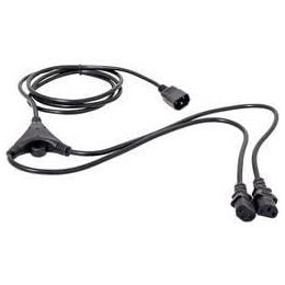 HAWA 1008273 Kaltger&auml;te Y-Kabel Schwarz 5.00 m