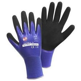 Leipold Doehle 1169-L Nitril Aqua Nylon Arbeitshandschuh Gr&ouml;&szlig;e (Handschuhe): 9, L EN 388:2016 CAT II 1 St.