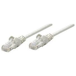 Intellinet 733229 RJ45 Netzwerkkabel, Patchkabel CAT 6 S/FTP 1.00 m Grau vergoldete Steckkontakte 1 St.