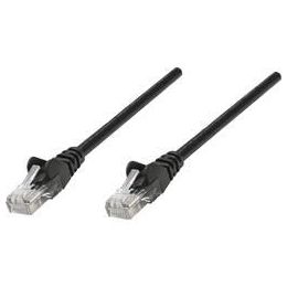 Intellinet 320764 RJ45 Netzwerkkabel, Patchkabel CAT 5e U/UTP 3.00 m Schwarz 1 St.