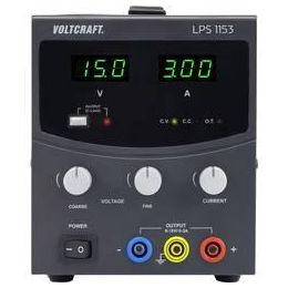 VOLTCRAFT LPS1153 Labornetzger&auml;t, einstellbar 0 - 15 V/DC 0 - 3 A 45 W Anzahl Ausg&auml;nge 1 x