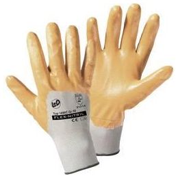 Leipold Doehle 1496C-L Flex-Nitril Polyester Arbeitshandschuh Gr&ouml;&szlig;e (Handschuhe): 9, L EN 388:2016 CAT II 1 Paar