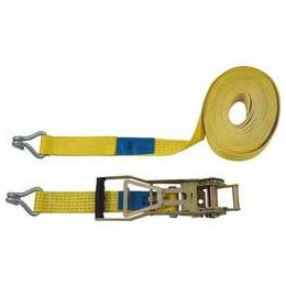 Petex 43193019 Zweiteiliger Spanngurt Zugkraft LC Niederzurren (einzeln/direkt)=2500 daN (L x B) 10 m x 50 mm Langhebel-Ratsche EN 12195