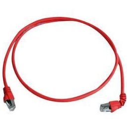 Teleg&auml;rtner 100008015 RJ45 Netzwerkkabel, Patchkabel CAT 6a S/FTP 1.00 m Rot Flammwidrig, Halogenfrei 1 St.