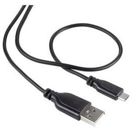 Renkforce USB-Kabel USB 2.0 USB-A Stecker, USB-Micro-B Stecker 1.00 m Schwarz SuperSoft-Ummantelung RF-4032111
