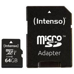 Intenso Professional microSDXC-Karte 64 GB Class 10, UHS-I inkl. SD-Adapter
