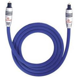 Toslink Audio Anschlusskabel [1x Toslink-Stecker (ODT) - 1x Toslink-Stecker (ODT)] 1.00 m Blau Oehlbach XXL&reg; Series 80