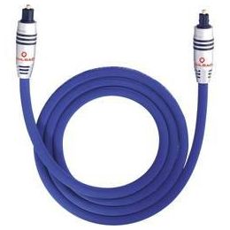 Toslink Audio Anschlusskabel [1x Toslink-Stecker (ODT) - 1x Toslink-Stecker (ODT)] 2.00 m Blau Oehlbach XXL&reg; Series 80
