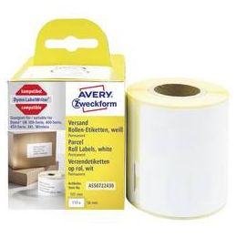 Avery-Zweckform Etiketten Rolle 101 x 54 mm Papier Wei&szlig; 110 St. Permanent haftend Versand-Etiketten ASS0722430