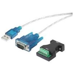 Renkforce USB 1.1 Adapter [1x D-SUB-Stecker 9pol., Polklemme - 1x USB 1.1 Stecker A] 0.75 m vergoldete Steckkontakte