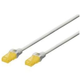 Digitus DK-1613-A-030 RJ45 Netzwerkkabel, Patchkabel CAT 6a U/UTP 3.00 m Grau Halogenfrei, verdrillte Paare 1 St.