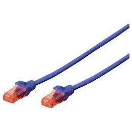 Digitus DK-1612-030/B RJ45 Netzwerkkabel, Patchkabel CAT 6 U/UTP 3.00 m Blau verdrillte Paare 1 St.