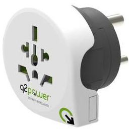 Q2 Power 1.100240 Reiseadapter Welt nach Indien