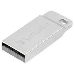 Verbatim Metall-Geh&auml;use USB-Stick 64 GB Silber 98750 USB-A (USB 2.0)
