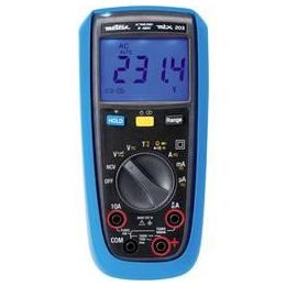 Metrix MTX 203 Hand-Multimeter digital Spritzwassergesch&uuml;tzt (IP54) CAT III 600 V Anzeige (Counts): 6000